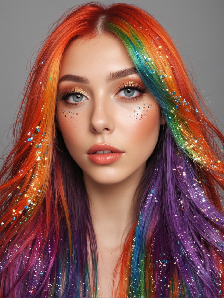 28 Mind-Blowing Rainbow Hair Ideas That Will Make You Stand Out - Scan ...