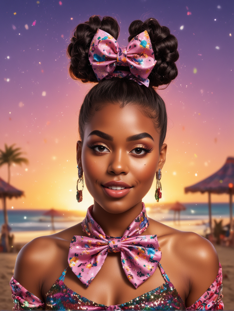 22 Bow Hairstyle Black Women to Copy in 2025 - Scan to Talk