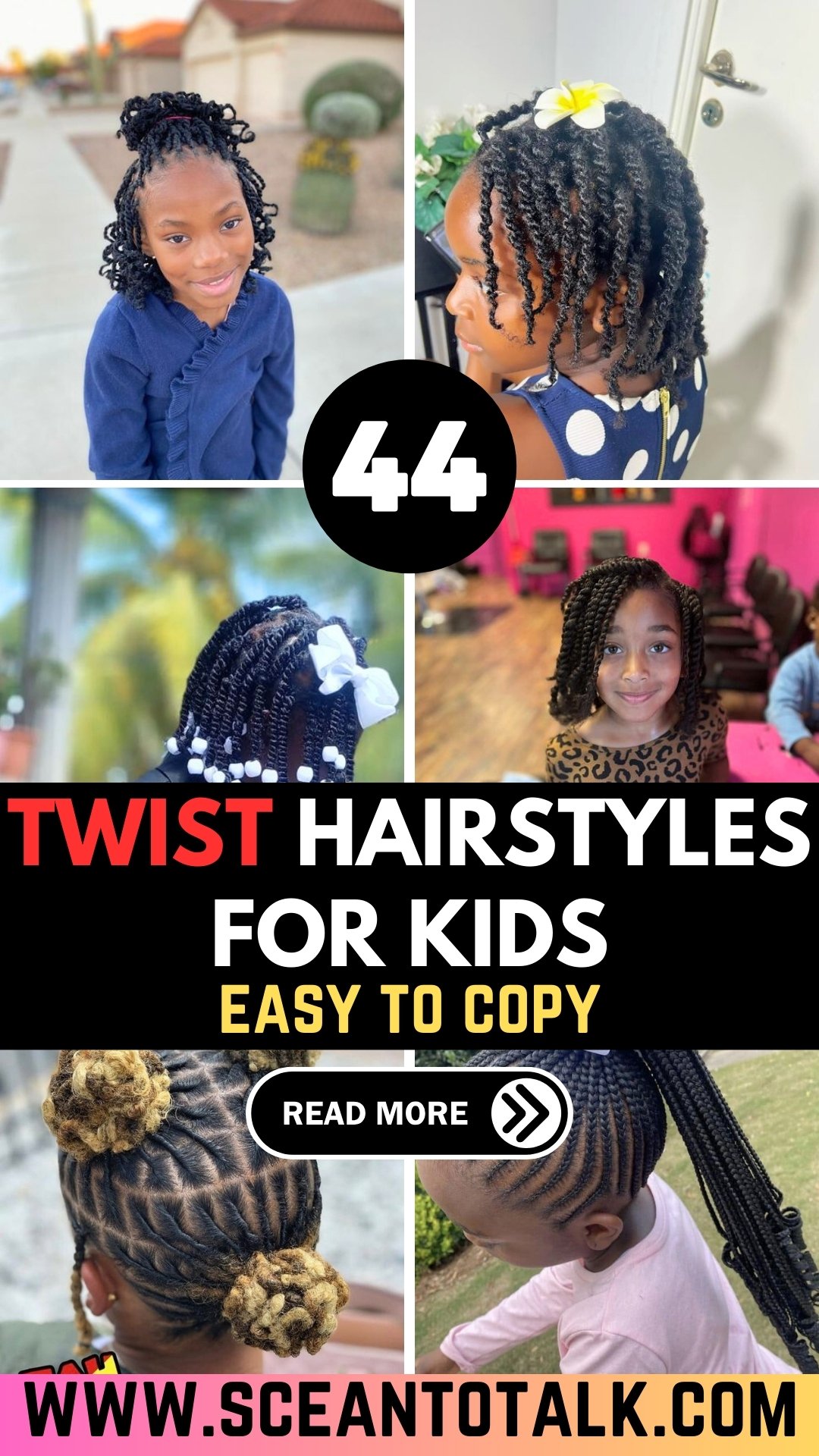 44 Twist Hairstyles for Kids - Scan to Talk