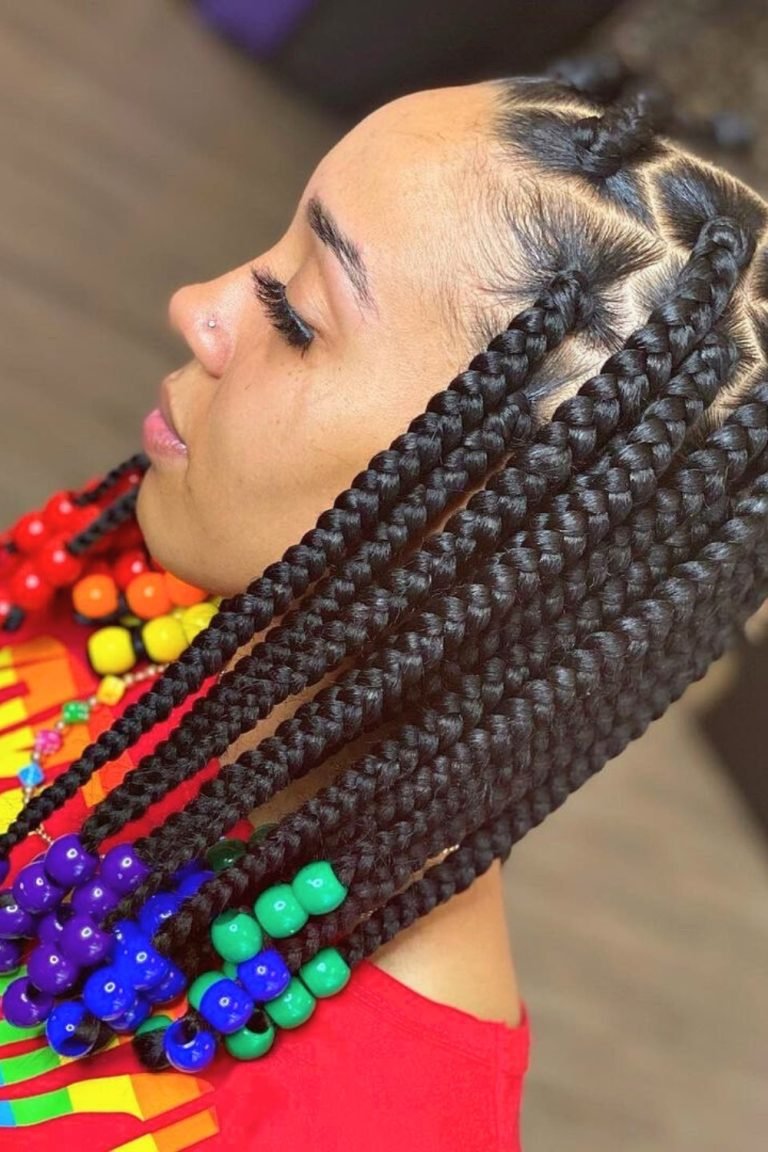 30 Box Braids Hairstyles - Scan to Talk