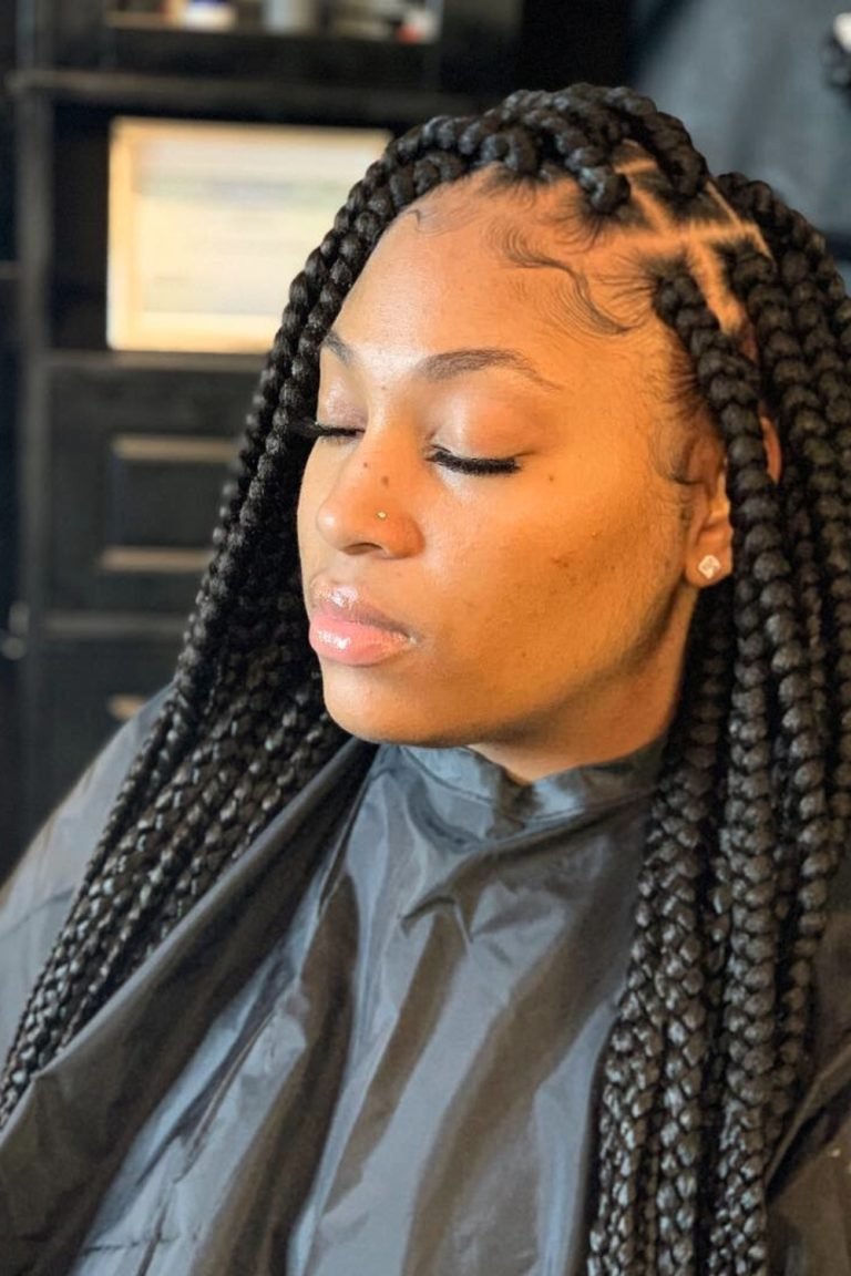 30 Box Braids Hairstyles - Scan to Talk
