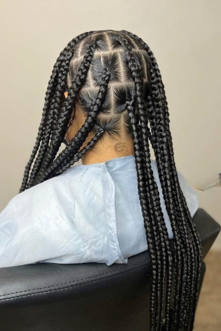 30 Box Braids Hairstyles - Scan to Talk