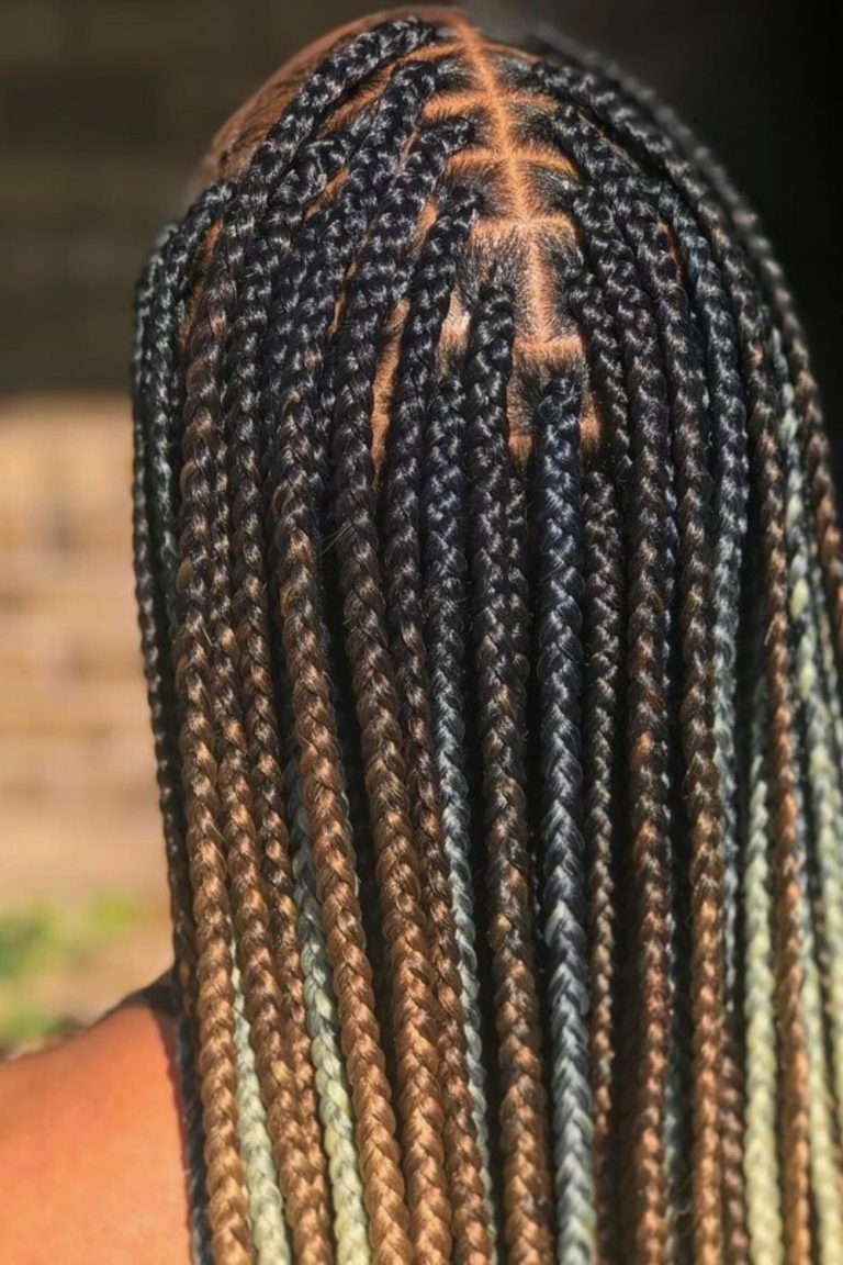 30 Box Braids Hairstyles - Scan to Talk