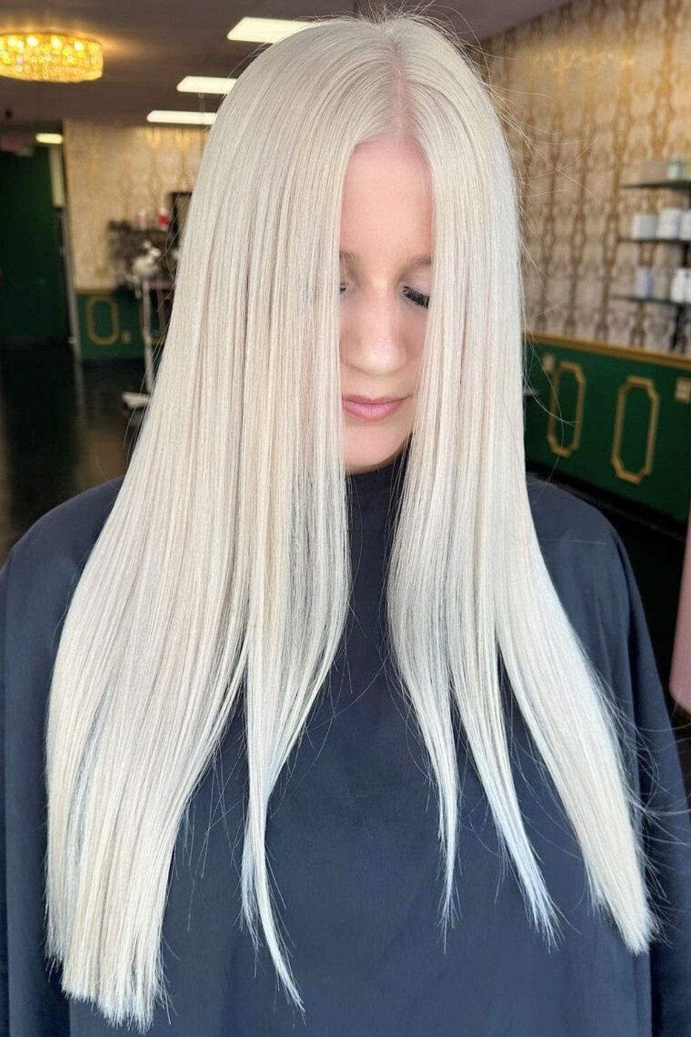 35 Platinum Blonde Hair - Scan to Talk