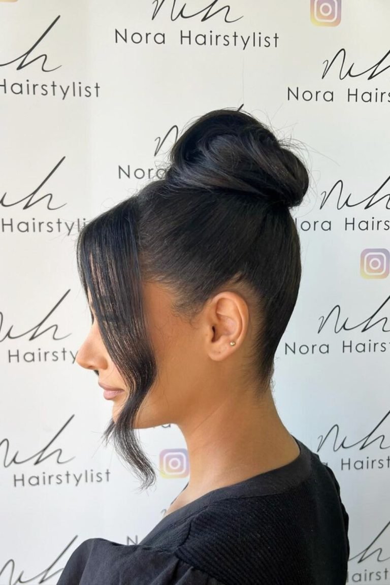 35 Messy Bun Hairstyles 2025 - Scan to Talk