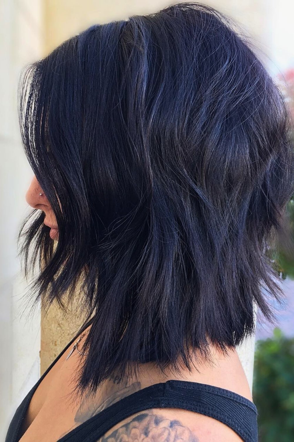 51 Textured Lob Hairstyle Ideas to Copy in 2025 - Scan to Talk