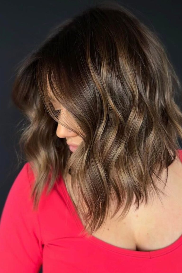 51 Textured Lob Hairstyle Ideas to Copy in 2025 - Scan to Talk