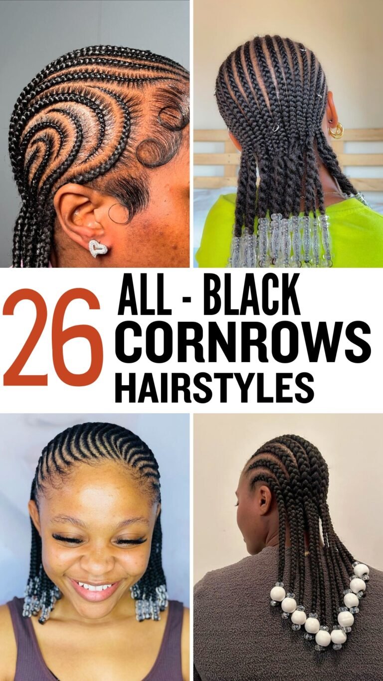 26 Stylish and Creative All-Back Cornrow Hairstyles to Try Right Now ...