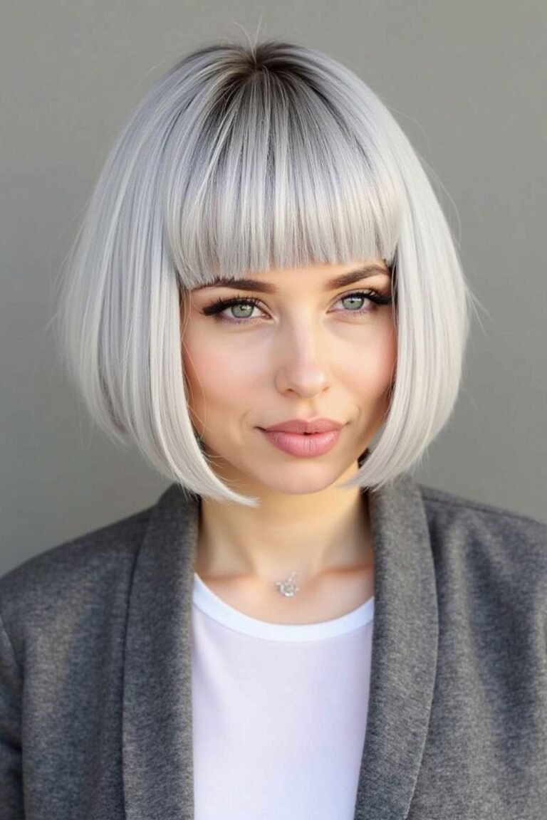 27 Grey Bob Hairstyles 2025 - Scan to Talk