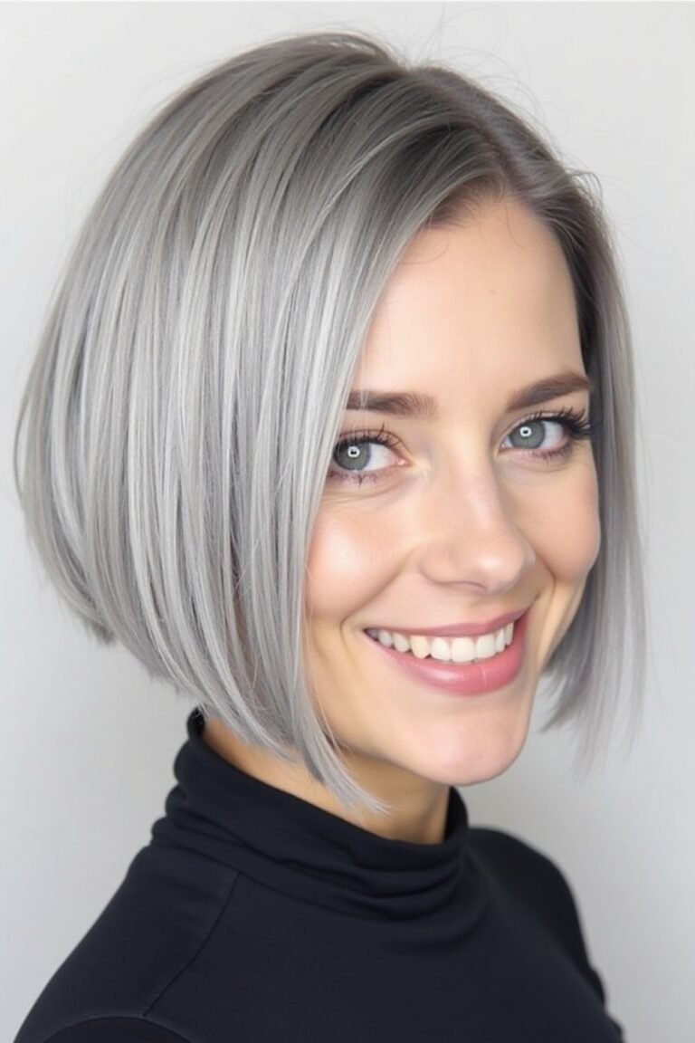 27 Grey Bob Hairstyles 2025 - Scan to Talk