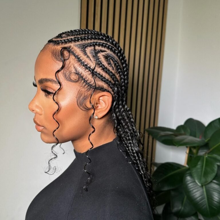 26 Stylish and Creative All-Back Cornrow Hairstyles to Try Right Now ...