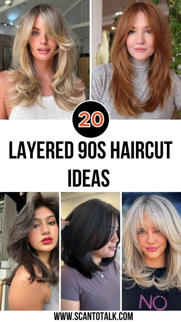20 Iconic Layered 90s Haircuts Making a Comeback - Scan to Talk